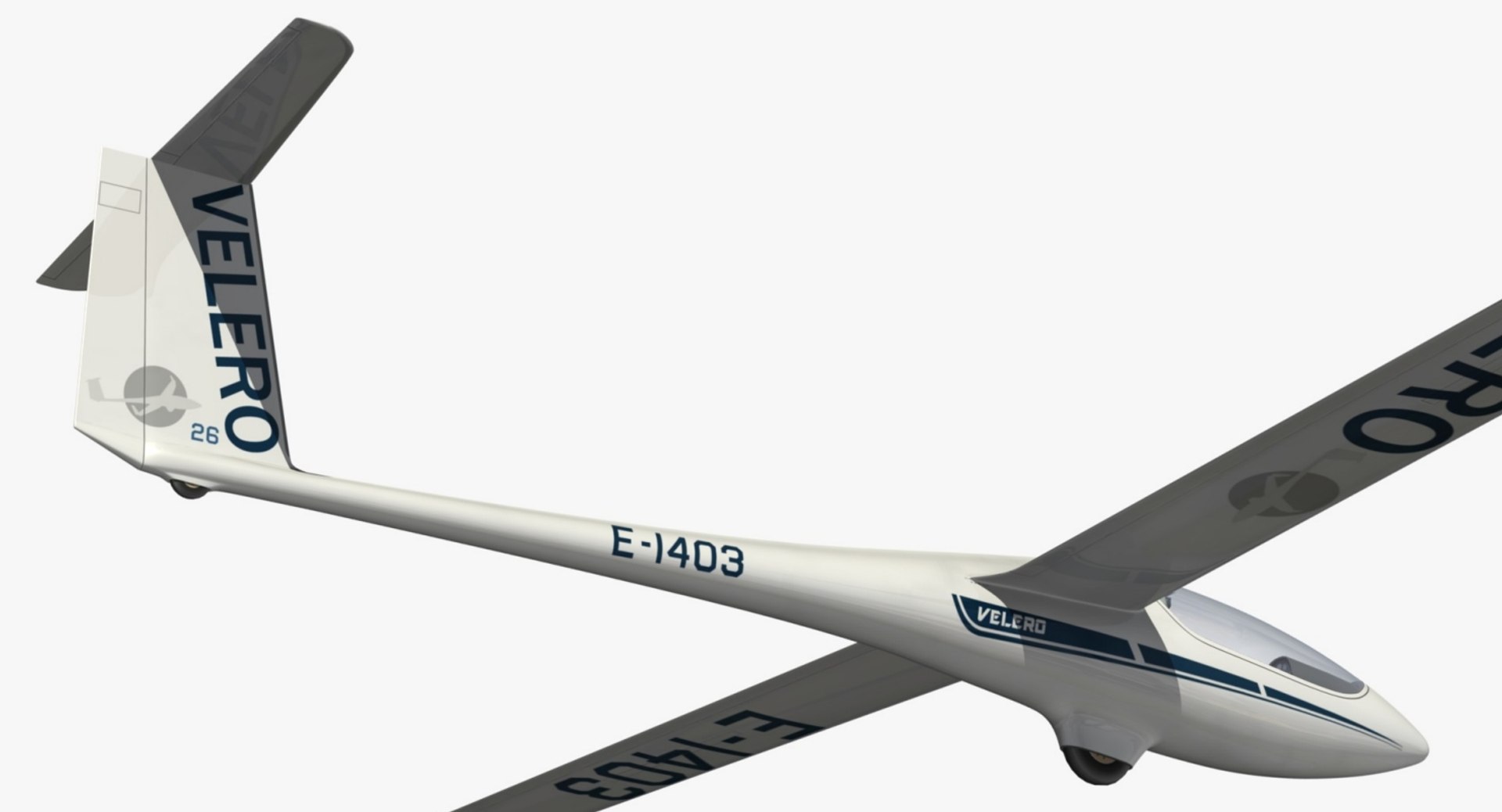 Glider 3D model - TurboSquid 1190181