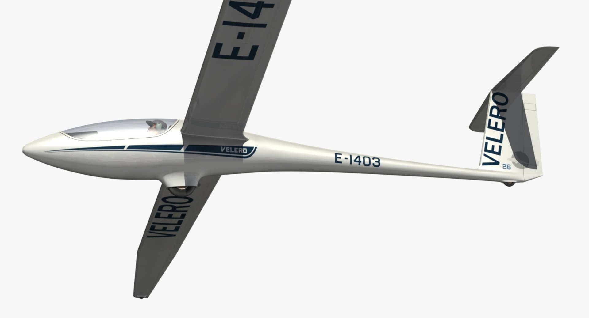 Glider 3D model - TurboSquid 1190181