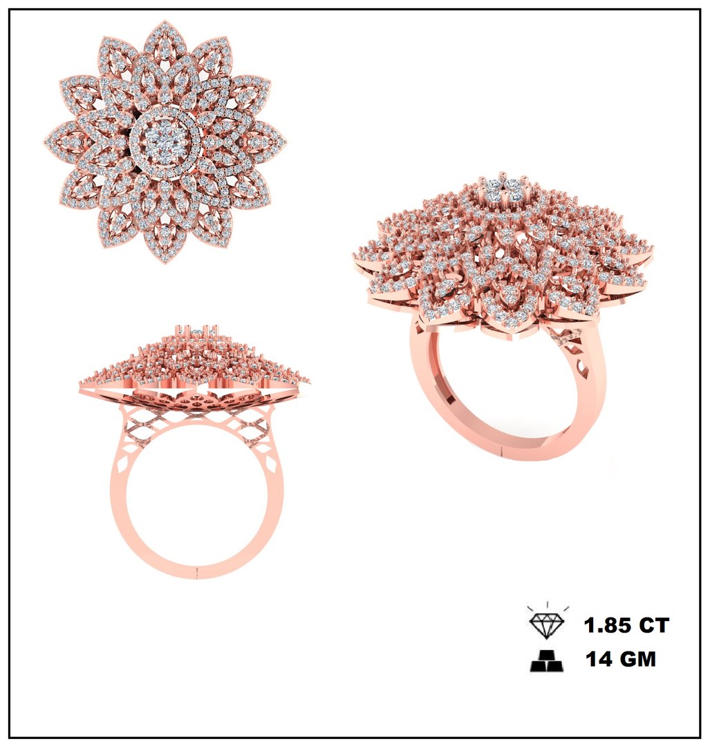 Ladies Ring 3D Model - TurboSquid 1587367