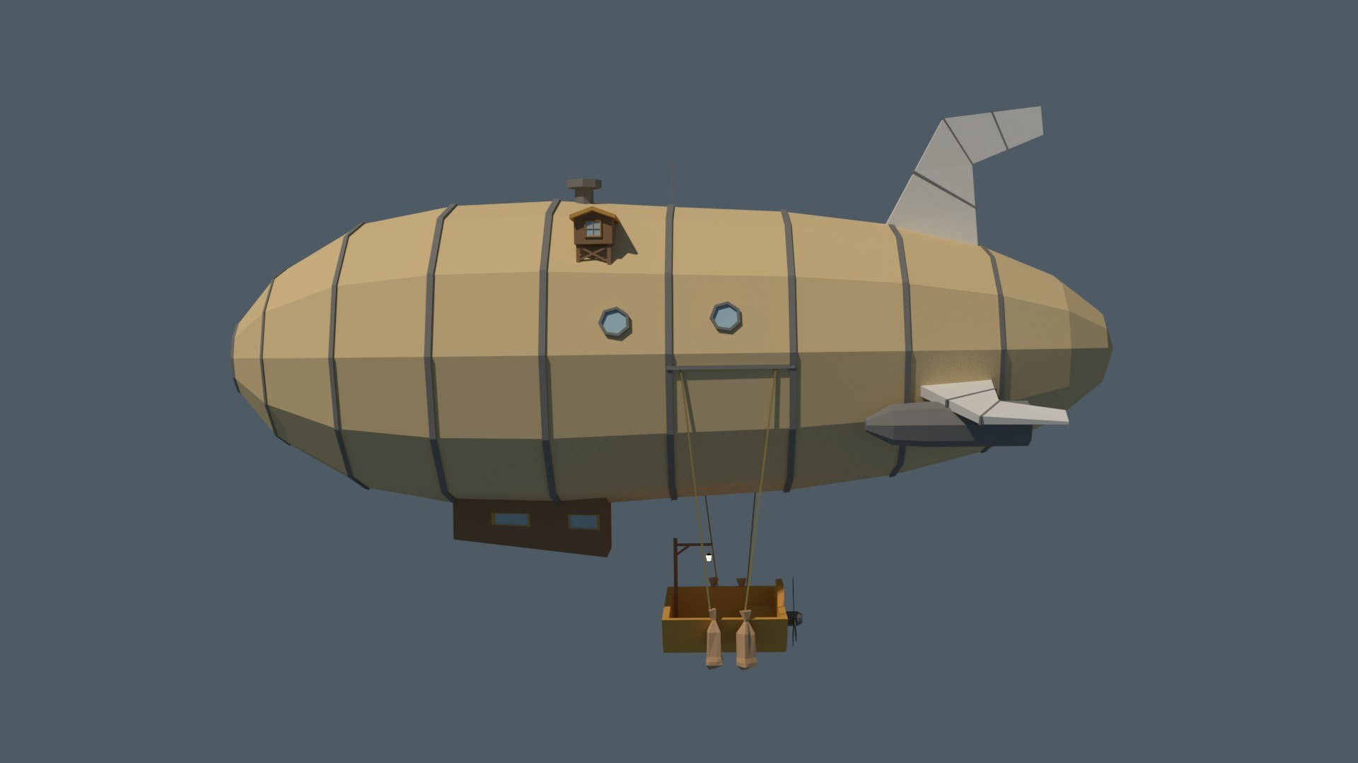 Zeppelin 3D Model - TurboSquid 1188842