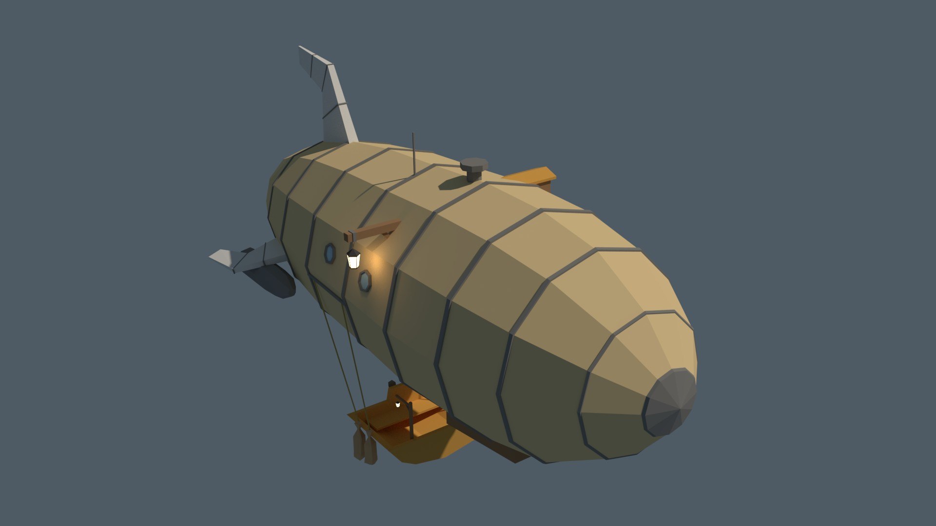 Zeppelin 3D Model - TurboSquid 1188842
