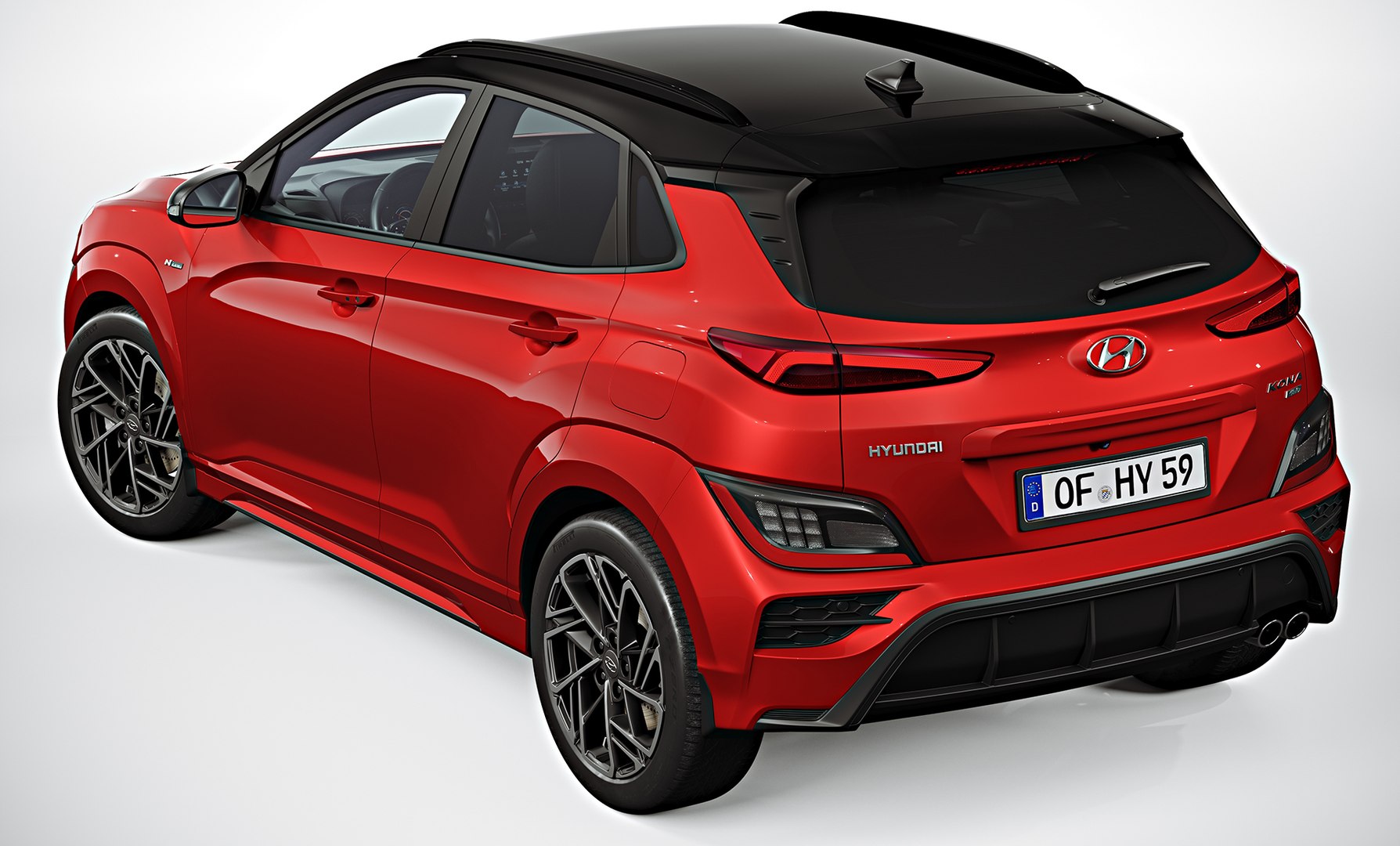 3D 2021 Hyundai Kona N Model - TurboSquid 1695477