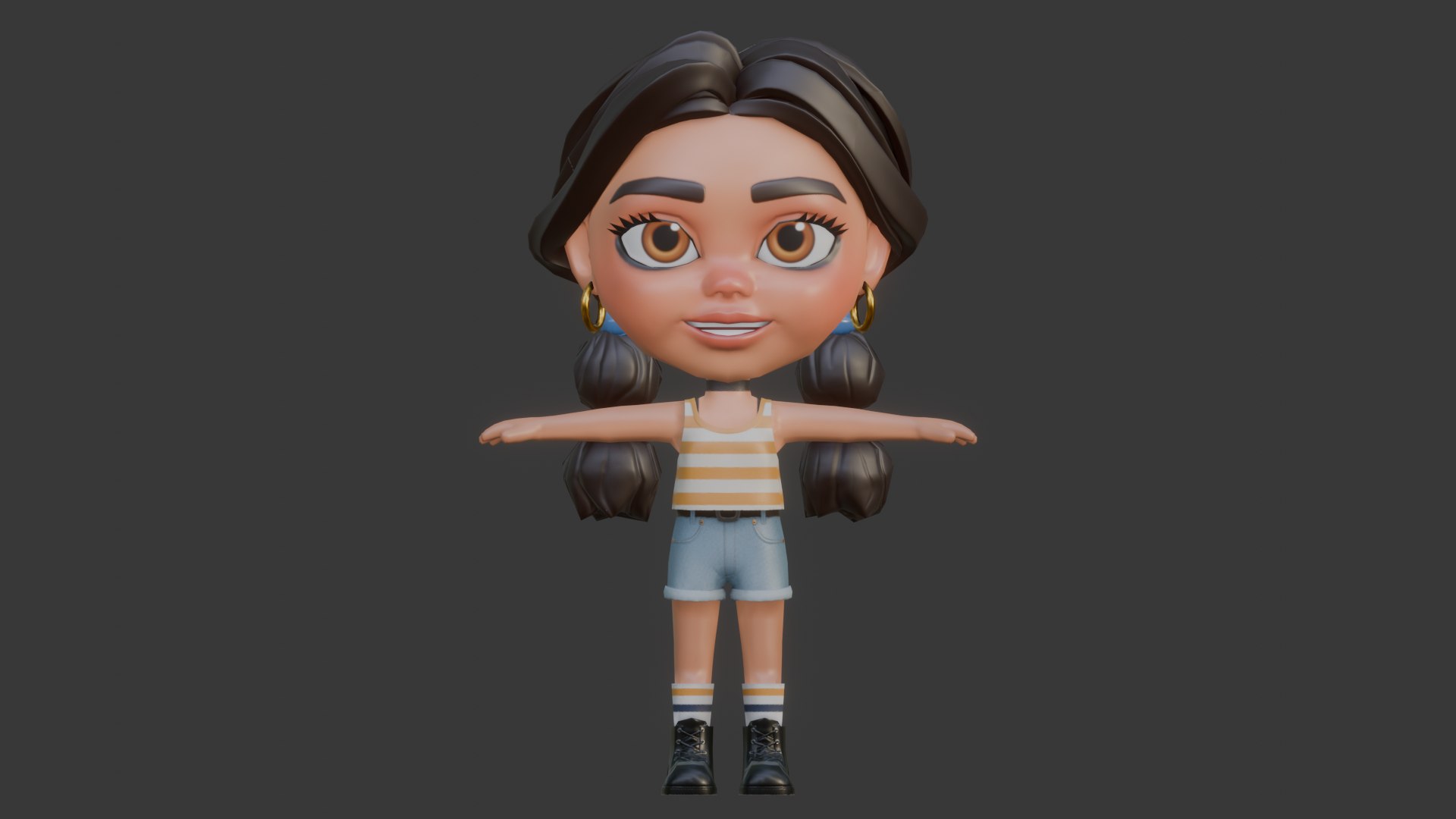 Game Character Girl Model - TurboSquid 2273731