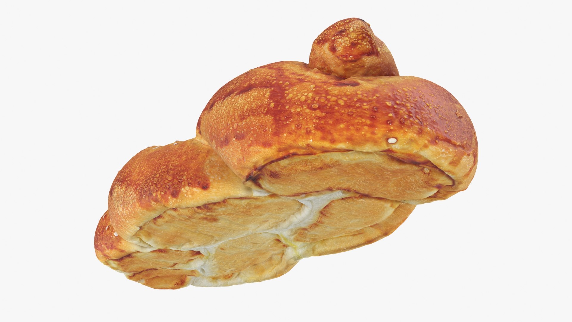 3D Challah Bread Model - TurboSquid 2334700