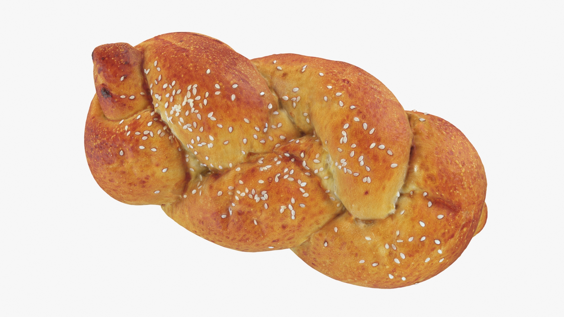 3D Challah Bread Model - TurboSquid 2334700