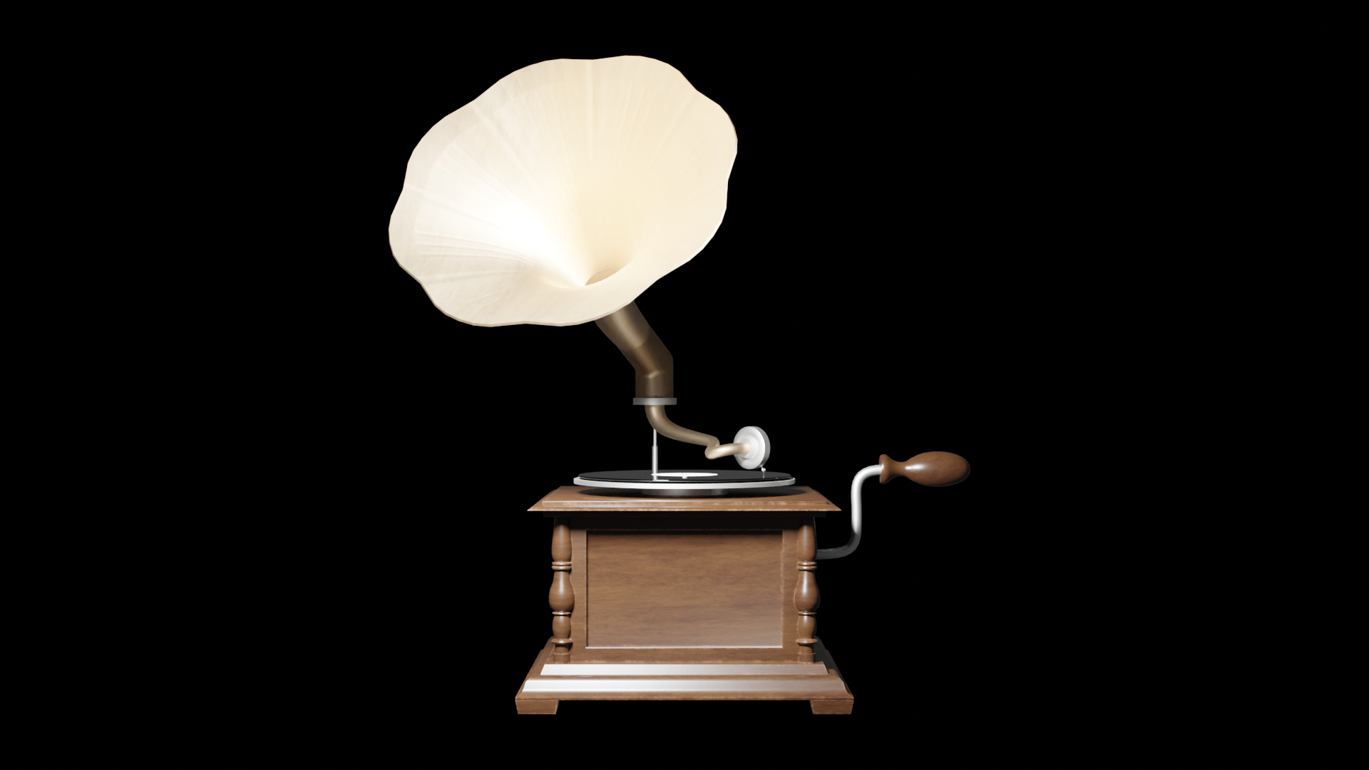 Antique Gramophone 3D model - TurboSquid 2035643