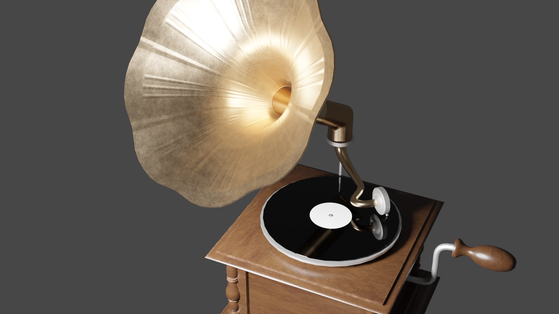 Antique Gramophone 3D model - TurboSquid 2035643