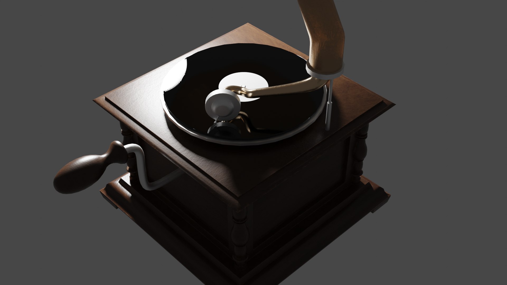 Antique Gramophone 3D model - TurboSquid 2035643