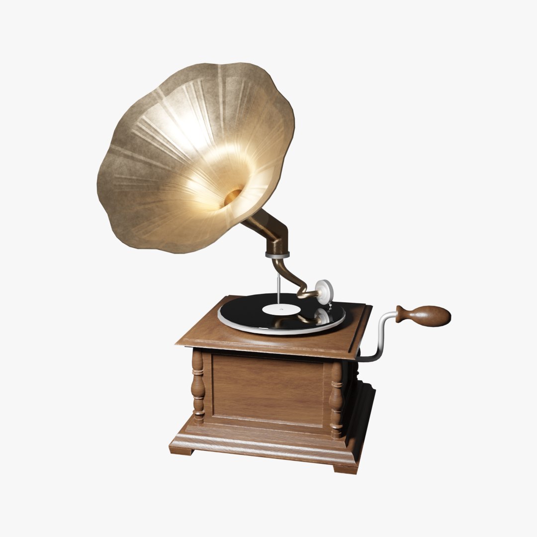 Antique Gramophone 3D model - TurboSquid 2035643