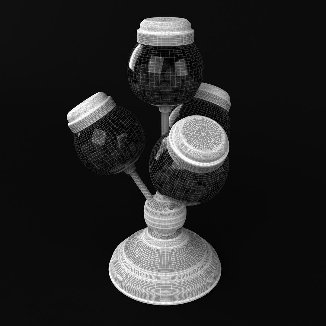 candy stand 3d model