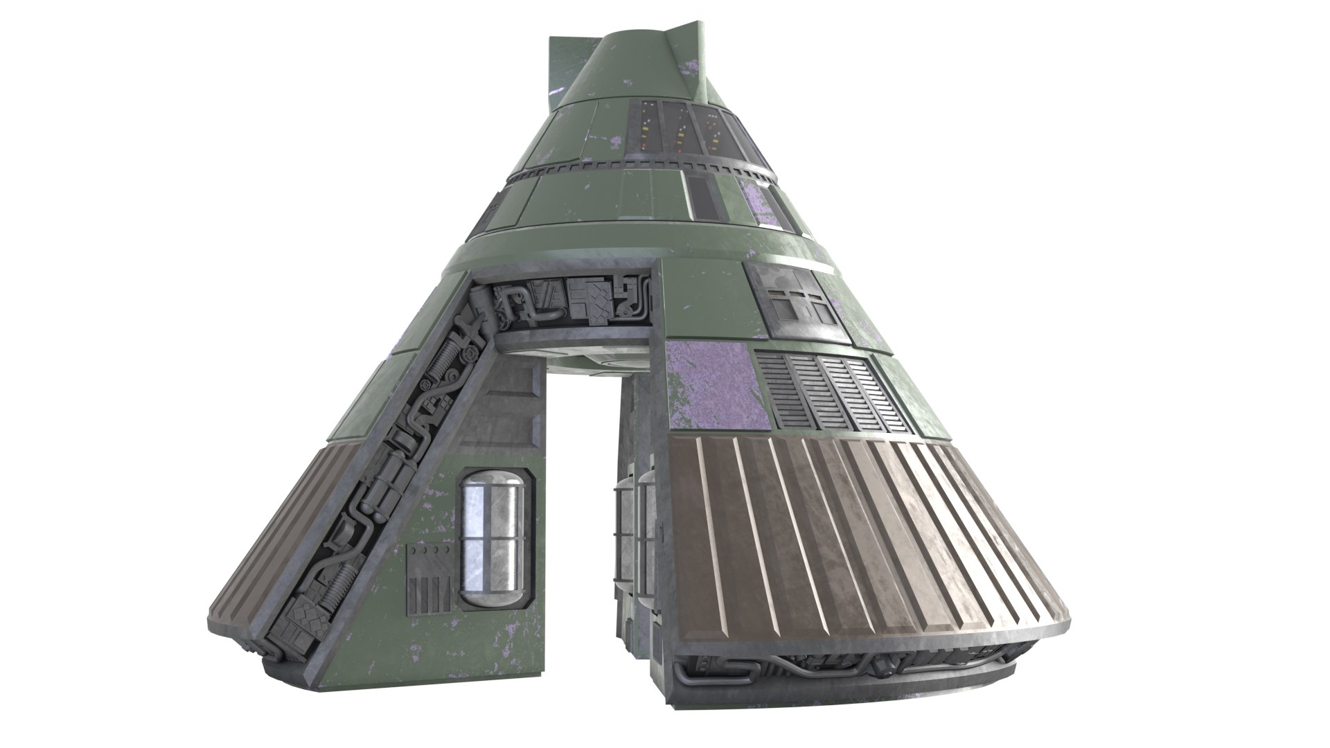 3D Space Tugboat Model - TurboSquid 1787182