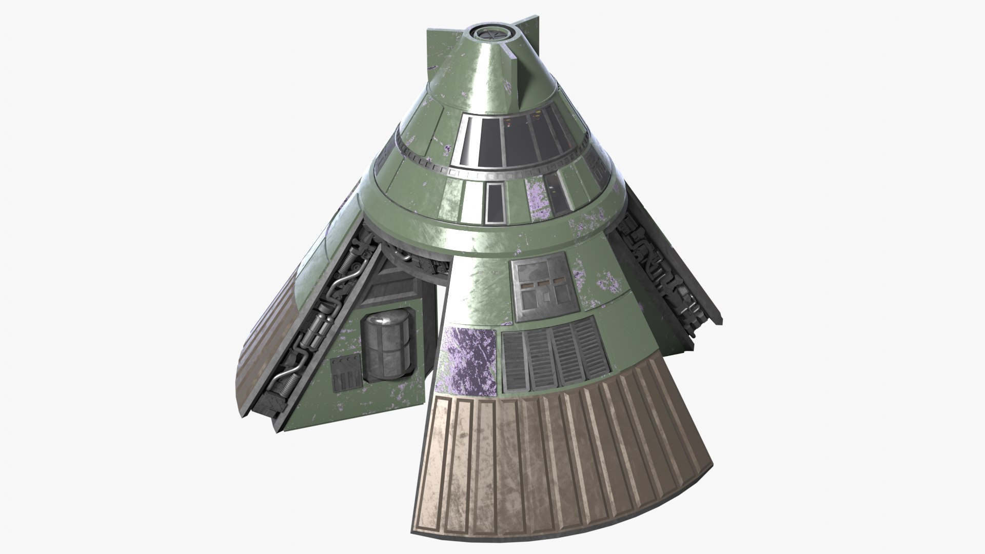 3D Space Tugboat Model - TurboSquid 1787182