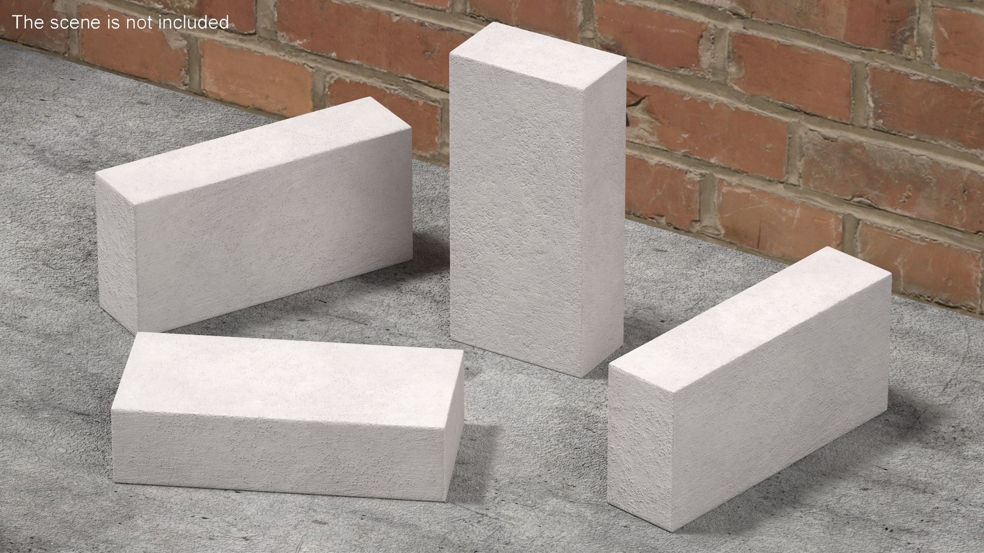 Calcium Silicate Bricks Collection 3D model - TurboSquid 2160669