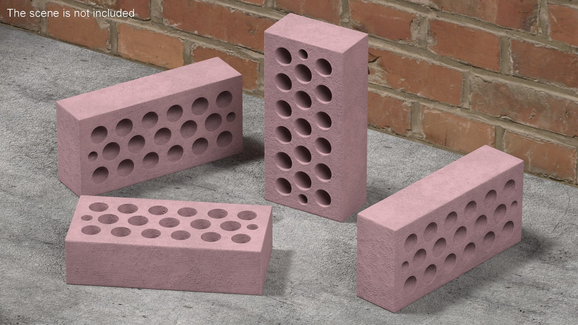Calcium Silicate Bricks Collection 3D model - TurboSquid 2160669