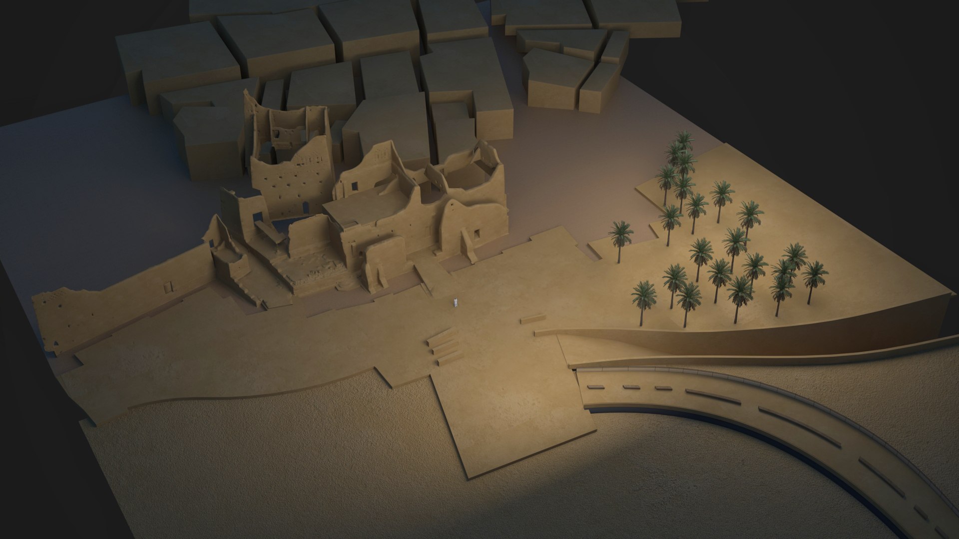 Salwa Palace 3D Model - TurboSquid 2222055