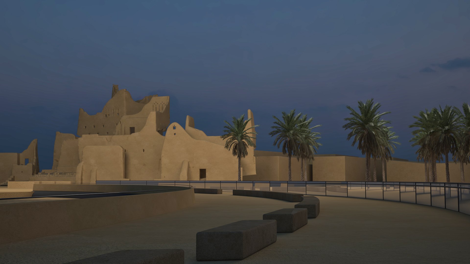 Salwa Palace 3D Model - TurboSquid 2222055