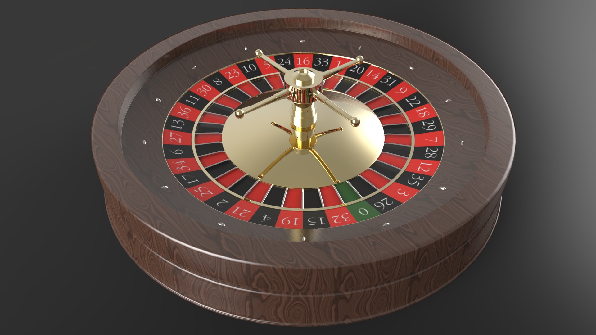 3d Model Roulette Wheel