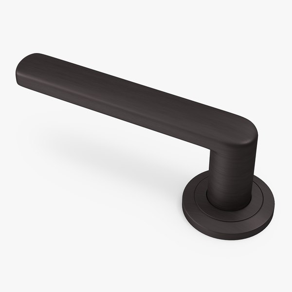 Dark Bronze Straight Door Handles model - TurboSquid 1997497