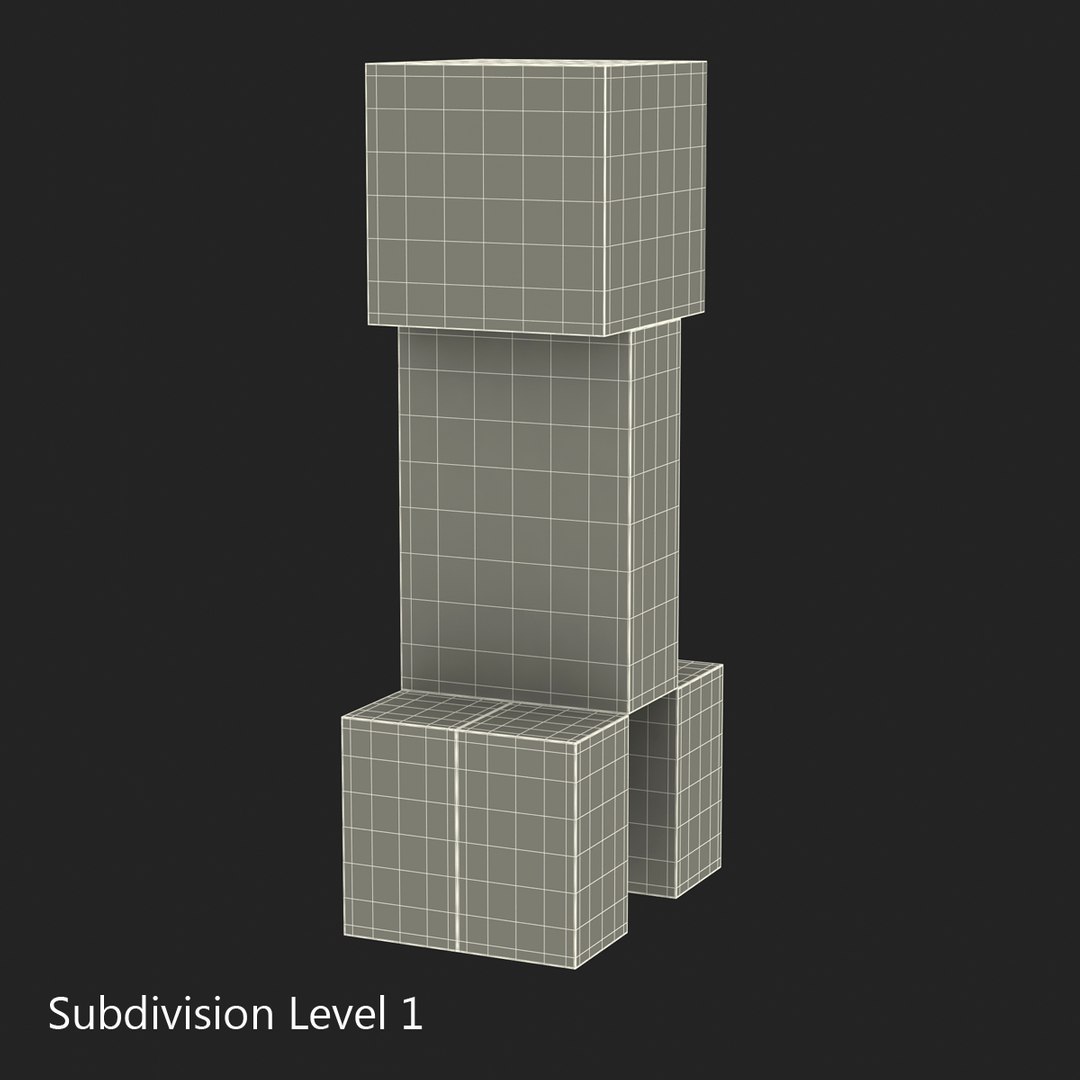 3d Minecraft Creeper