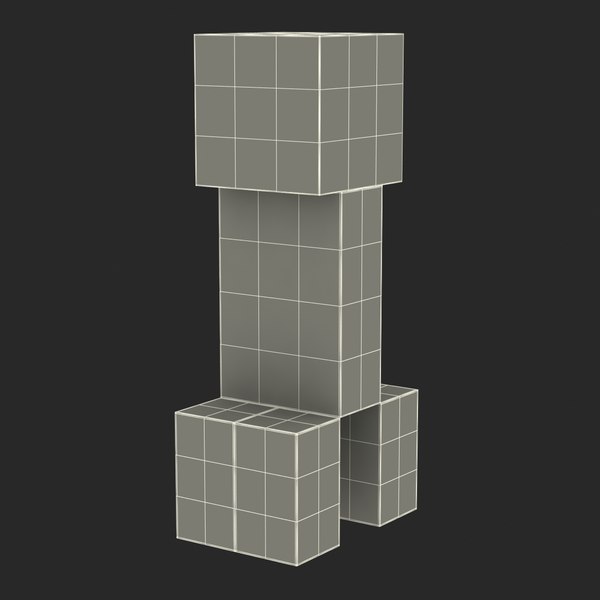 3d minecraft creeper