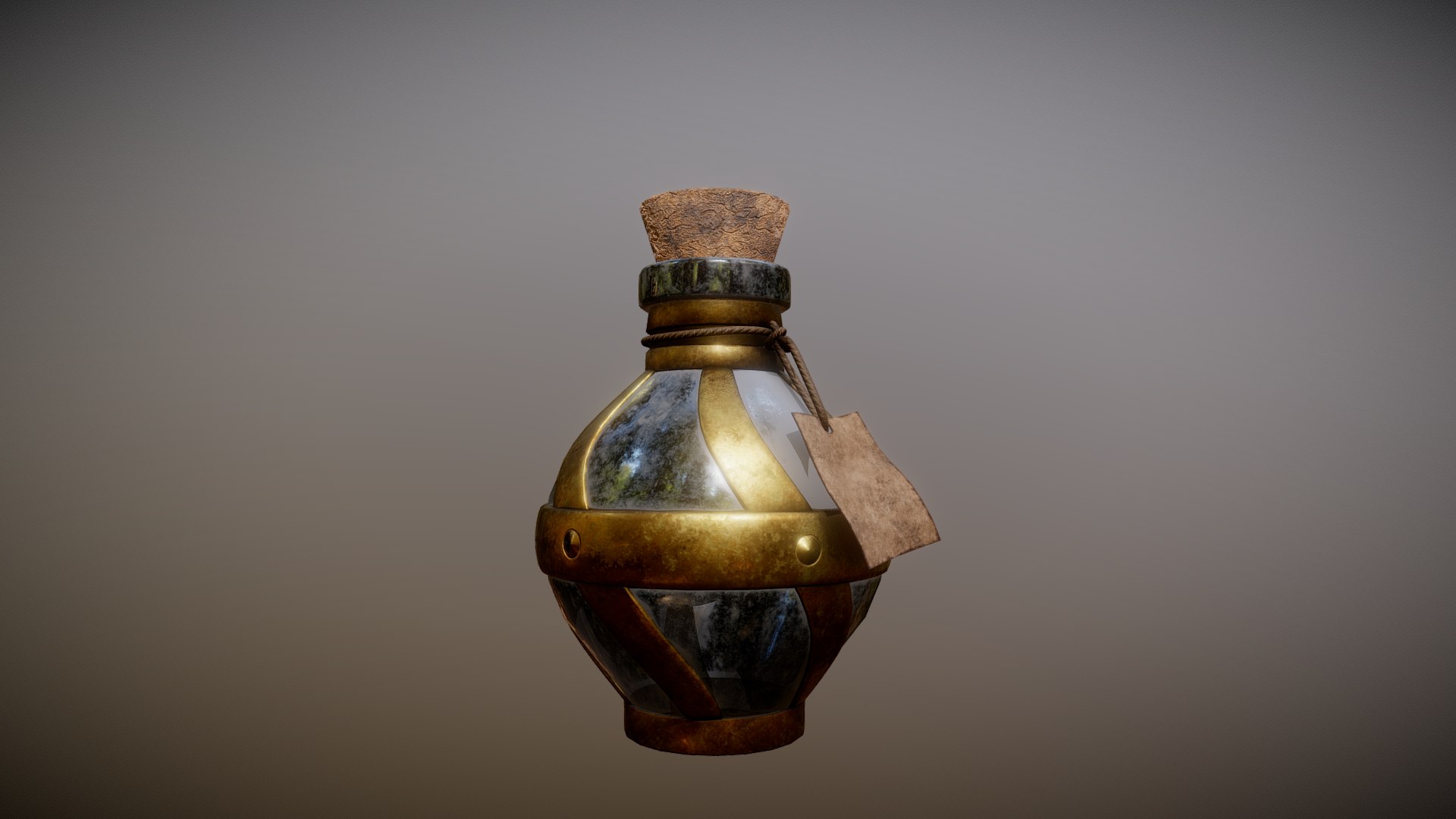 3D Model Pbr Potion Bottle - TurboSquid 1638339