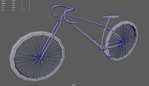 modelo 3d Bicicleta de baja poli 02 - TurboSquid 2168694