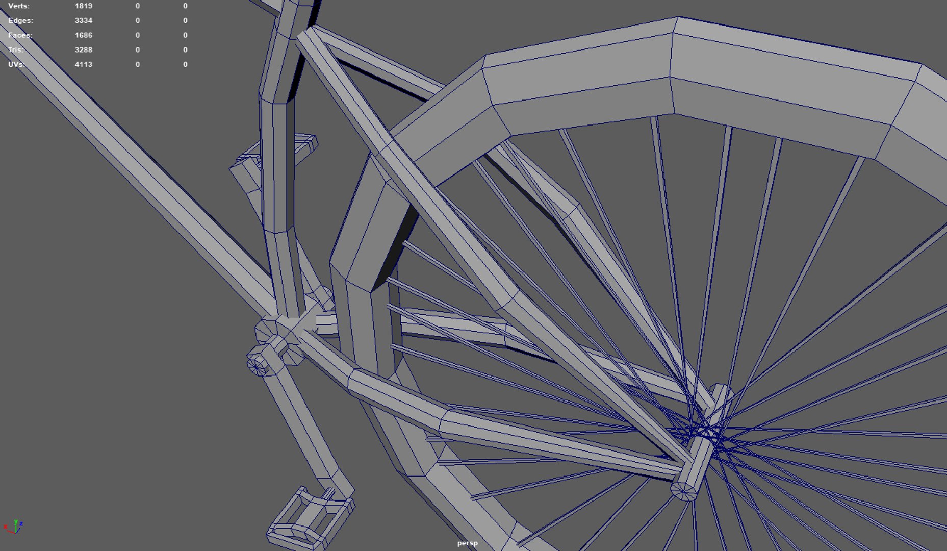3D model Low Poly Bicycle 02 - TurboSquid 2168694