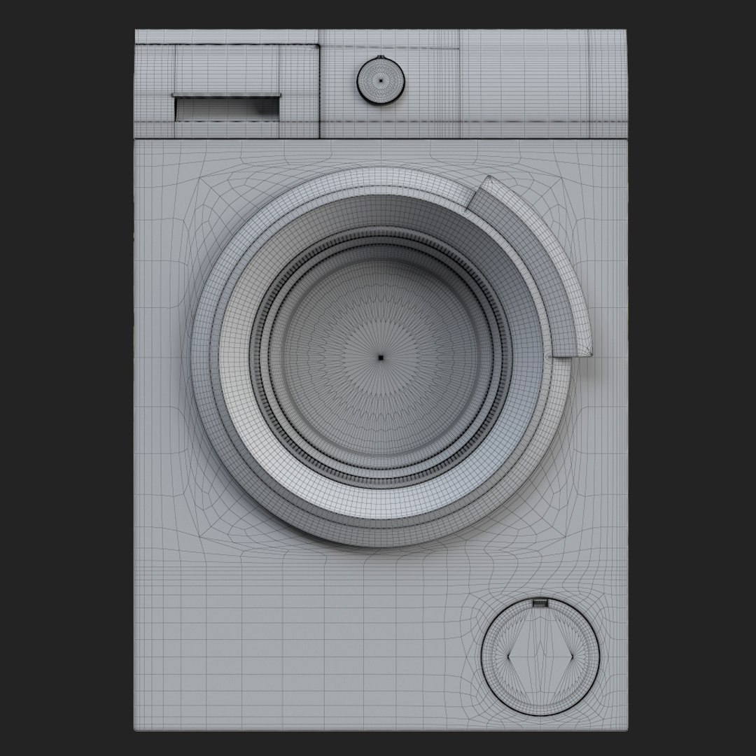 Washing Machine 3D Model - TurboSquid 1452059