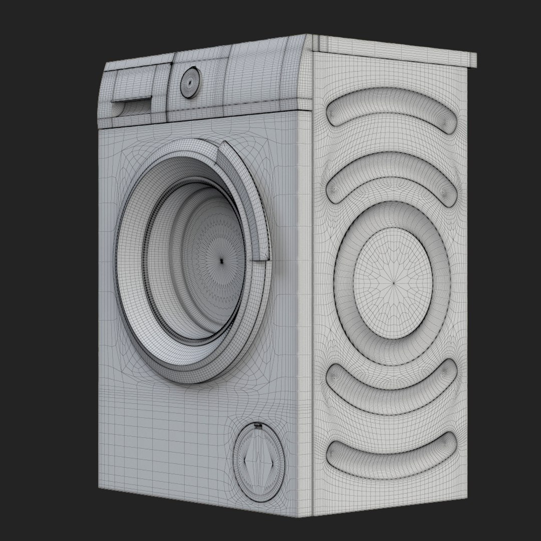 Washing Machine 3D Model - TurboSquid 1452059