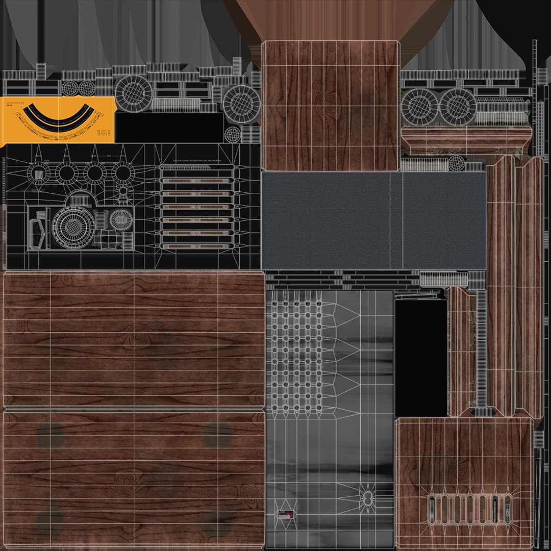 Retro Radio 3d Model