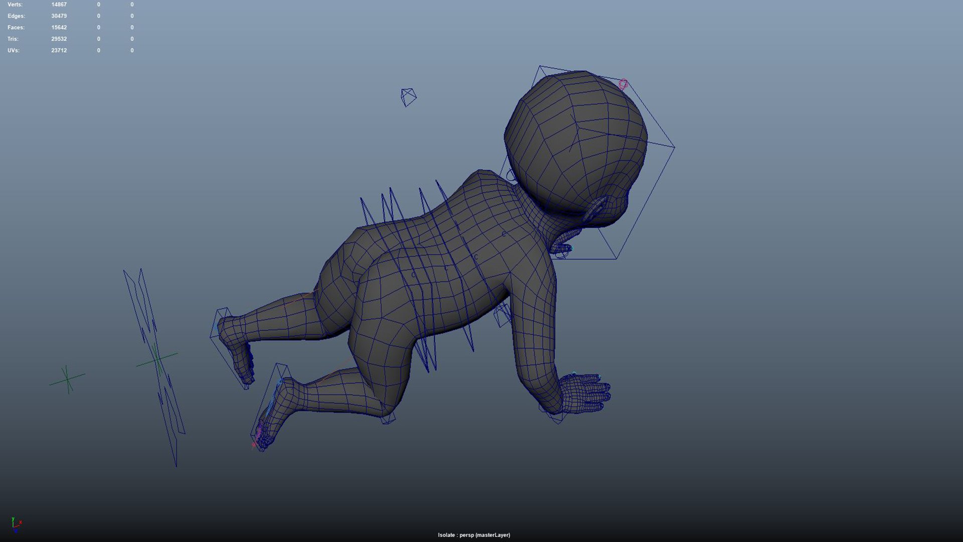 Baby Vertebral Column 3D Model - TurboSquid 2307975
