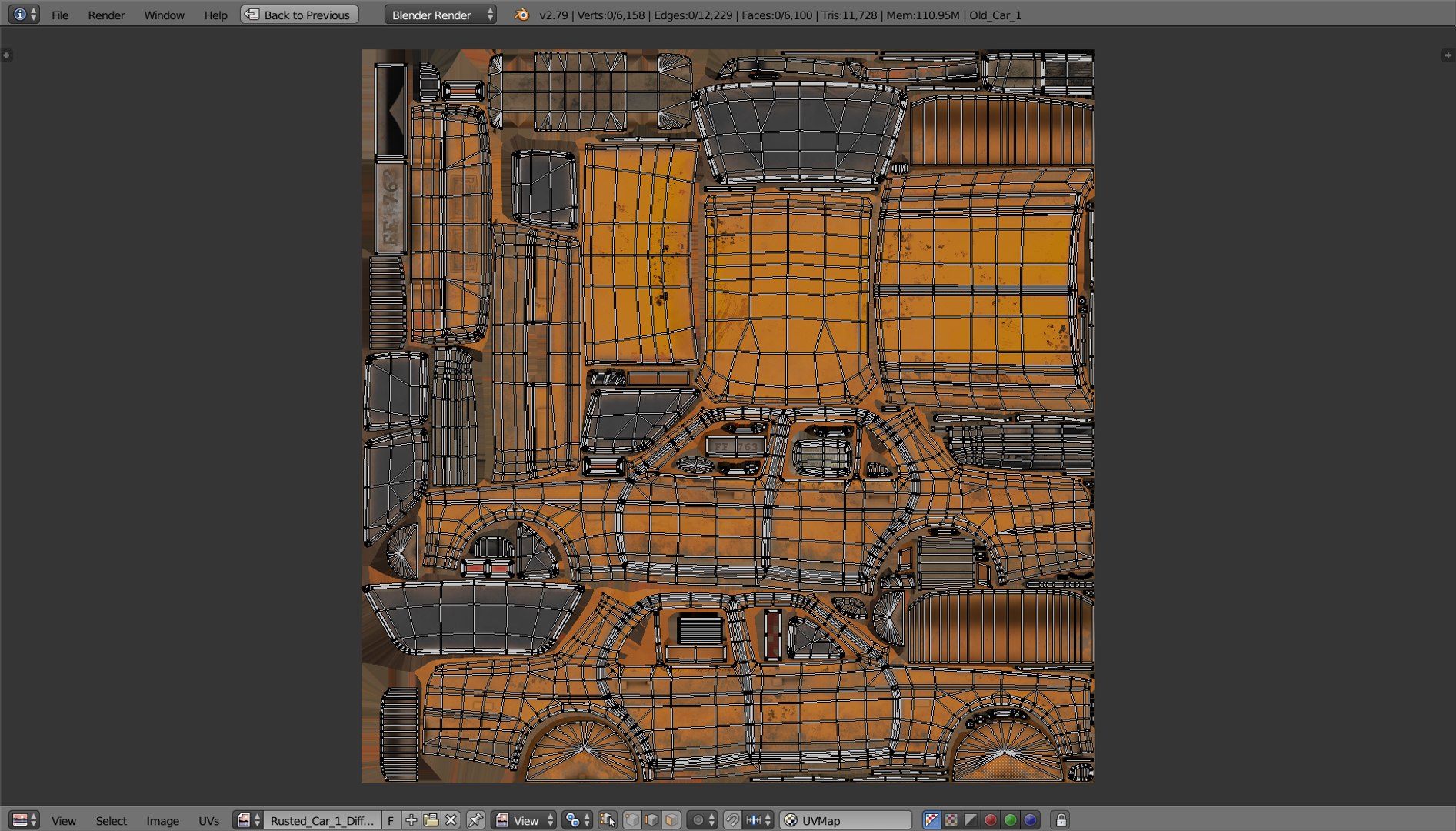 Cars 1 Old Pbr Model - TurboSquid 1584406