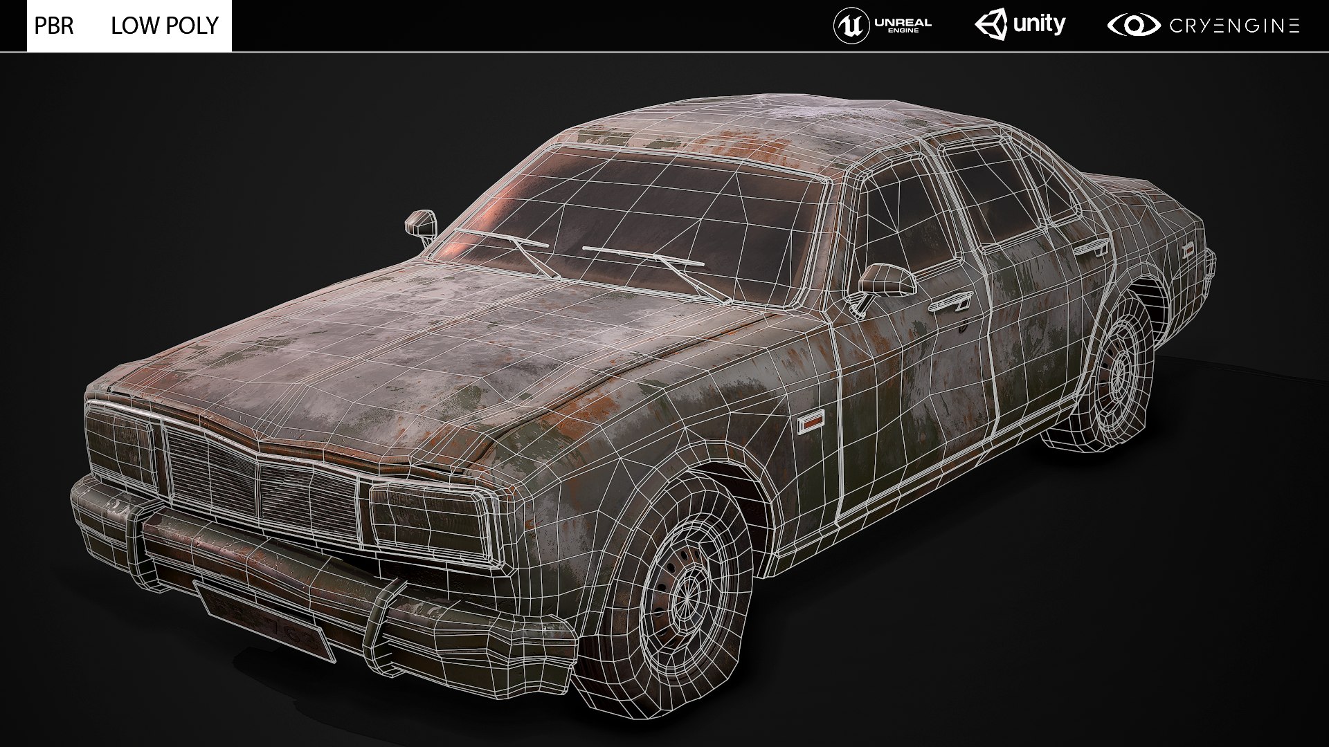 Cars 1 Old Pbr Model - TurboSquid 1584406