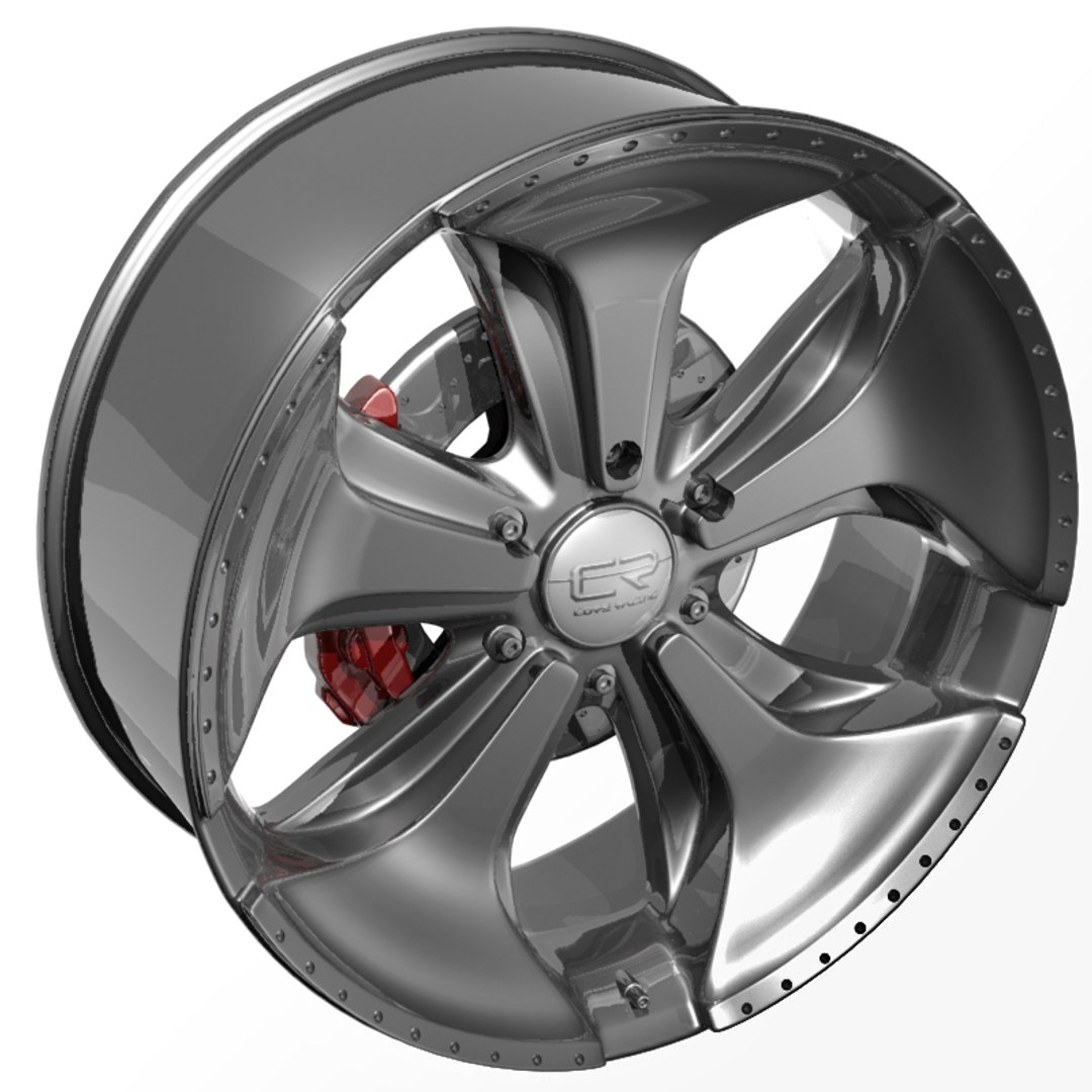 3d Model Of Design Rims