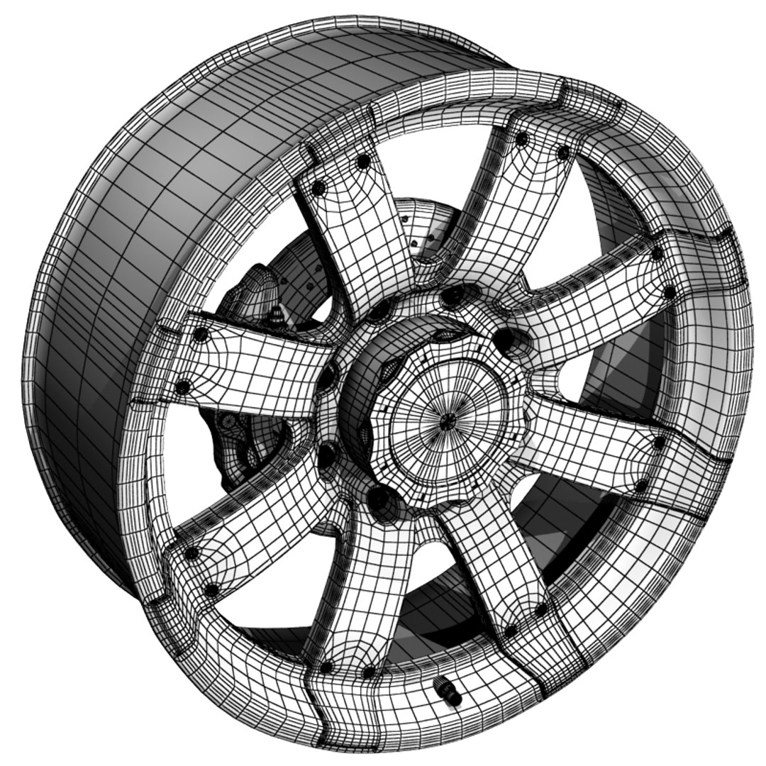 3d Model Of Design Rims