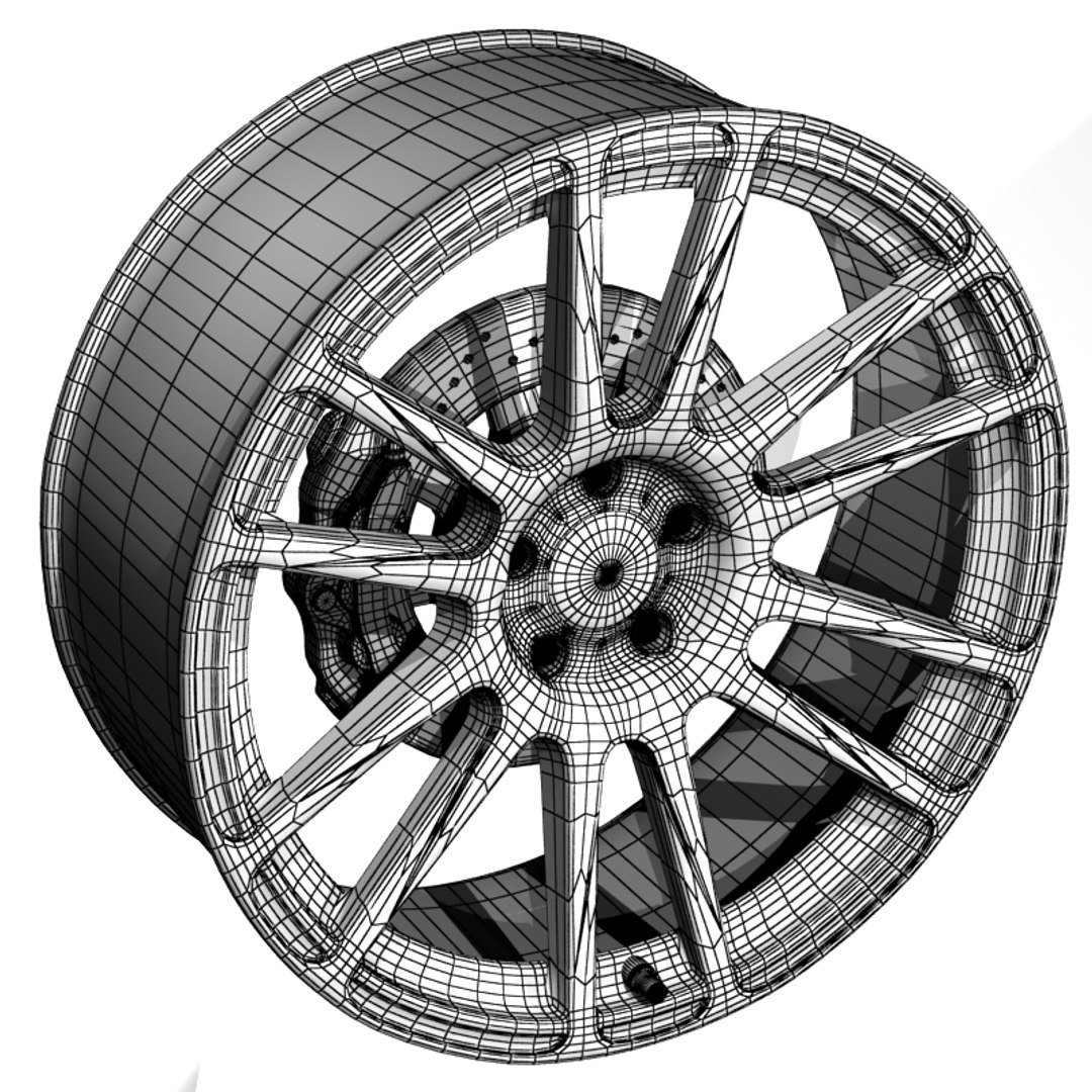 3d Model Of Design Rims