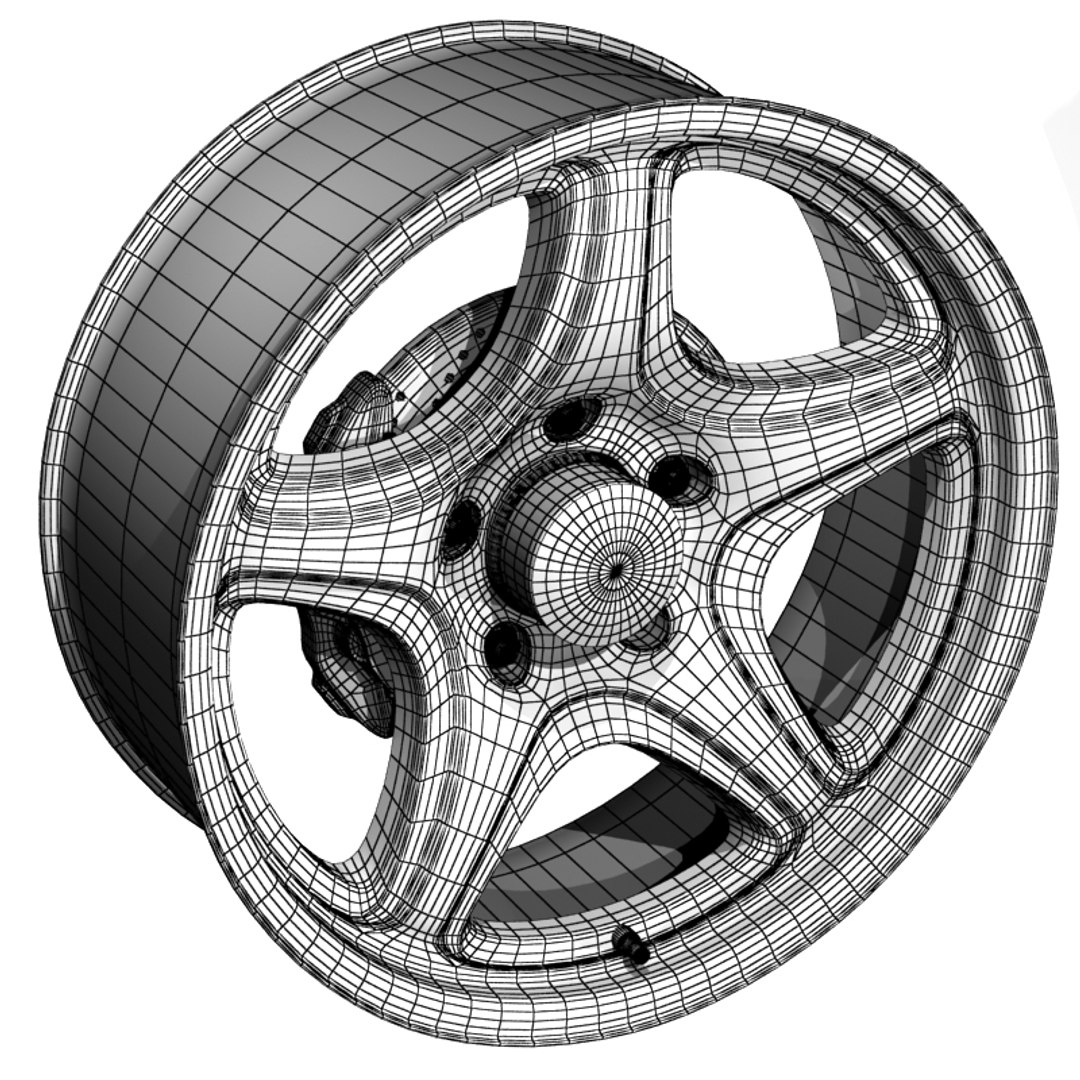 3d Model Of Design Rims