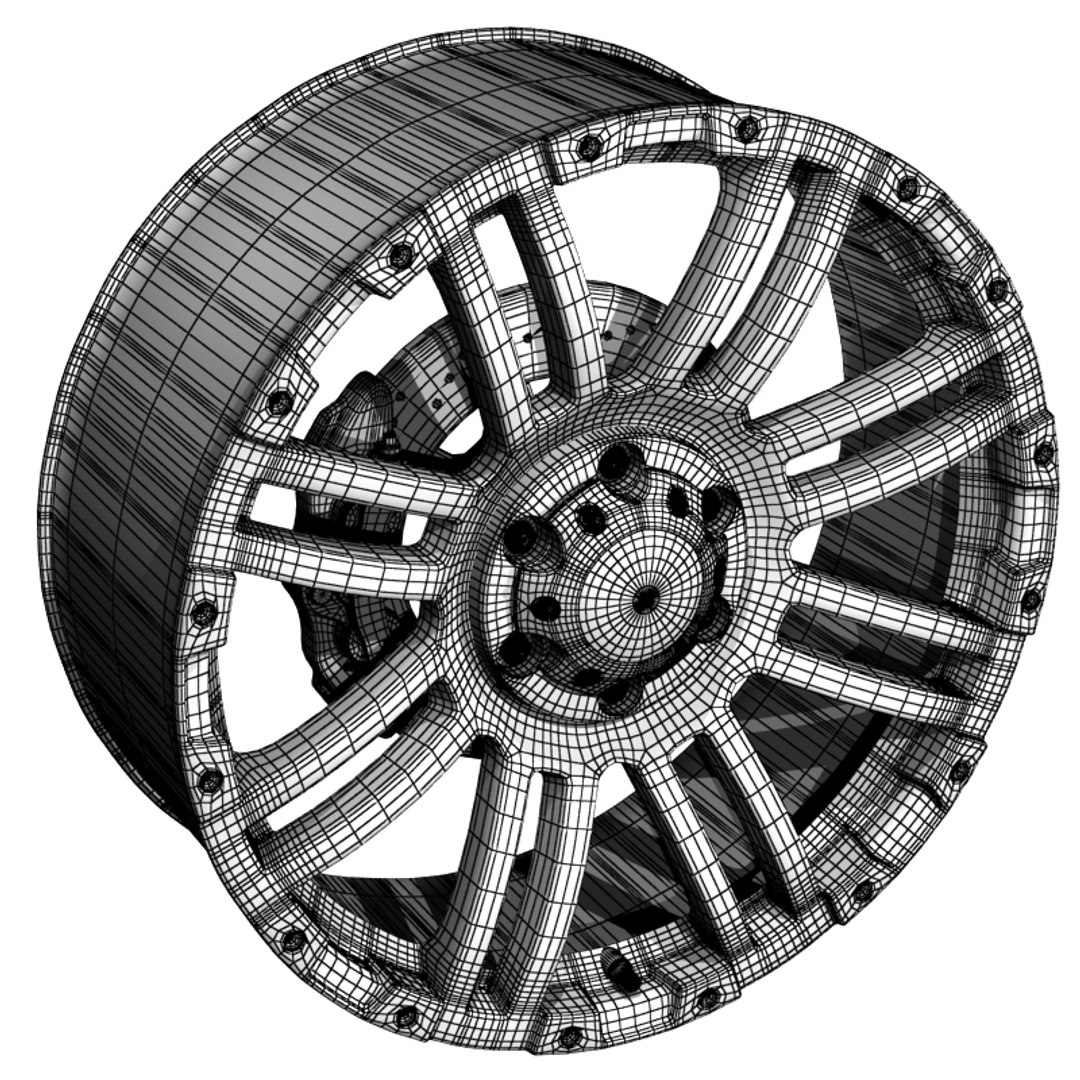 3d Model Of Design Rims