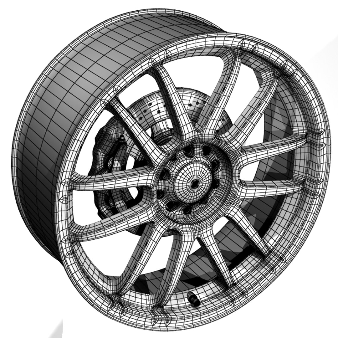 3d Model Of Design Rims