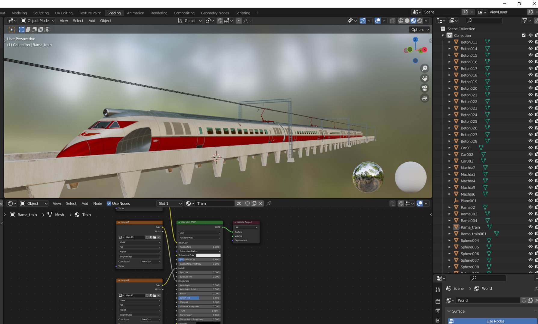 3D Ball Train Of Yarmolchuk SHELT - TurboSquid 2001844