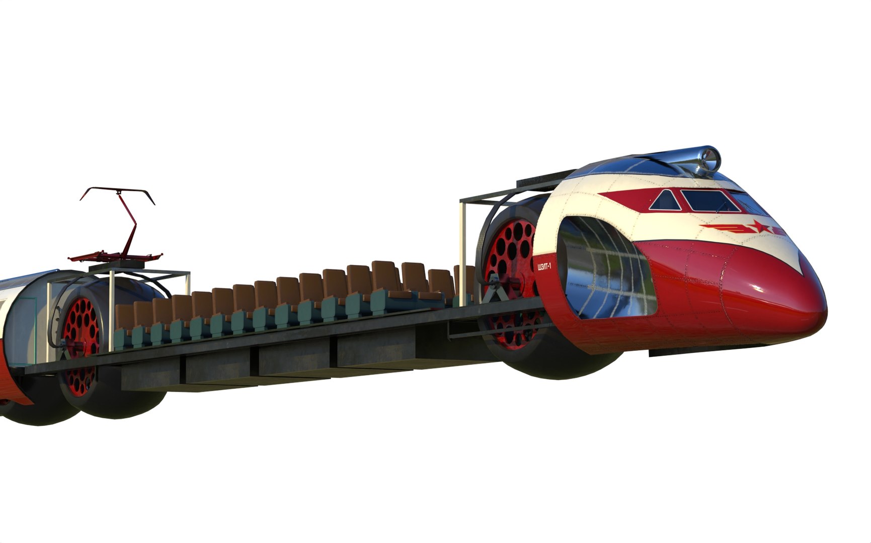 3D Ball Train Of Yarmolchuk SHELT - TurboSquid 2001844