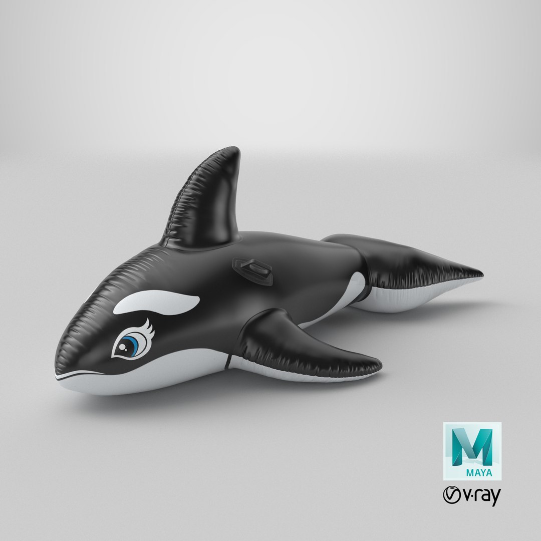 Orca Inflatable Pool Whale Float 3D Model - TurboSquid 2399277