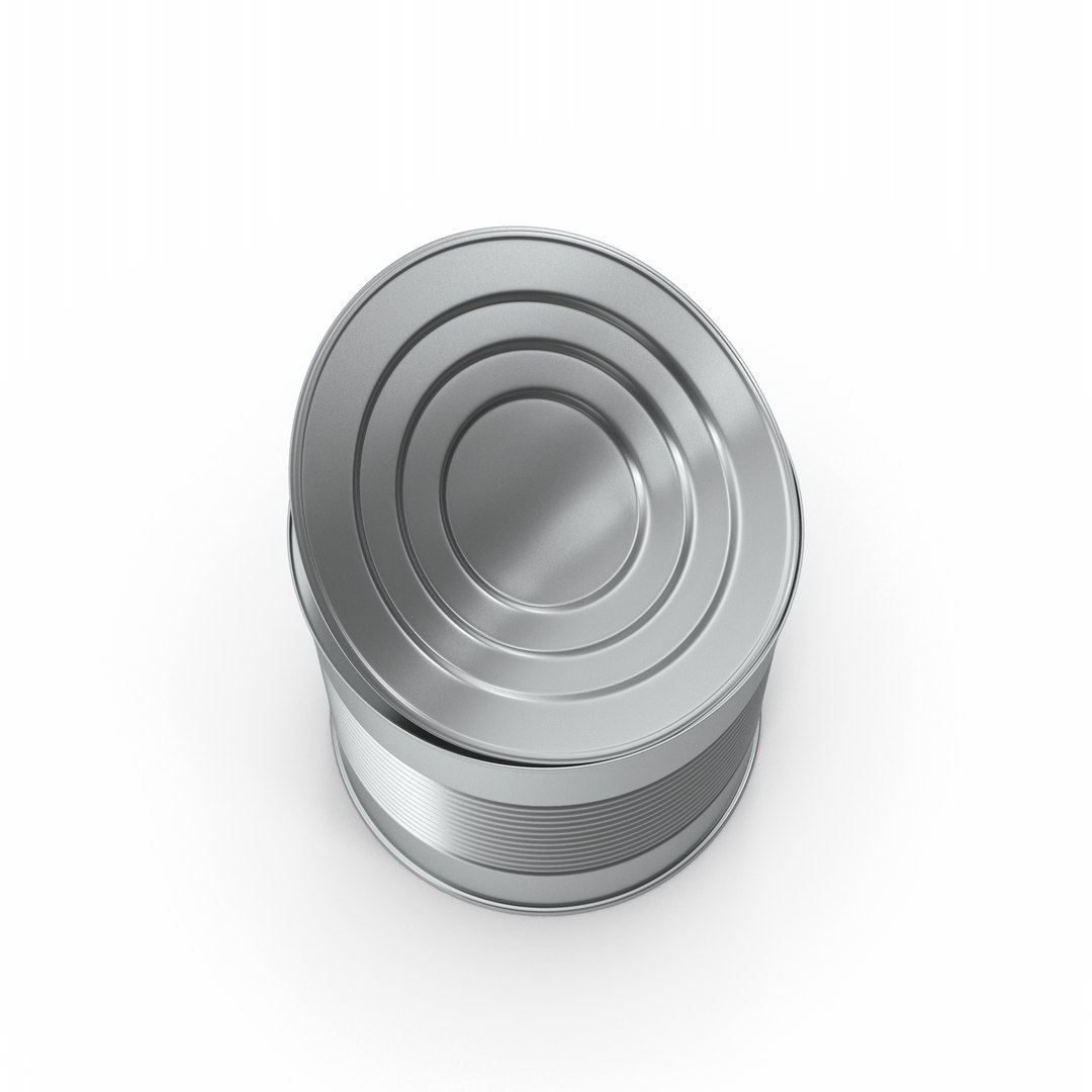 Opened Tin Can 3D Model - TurboSquid 2251662