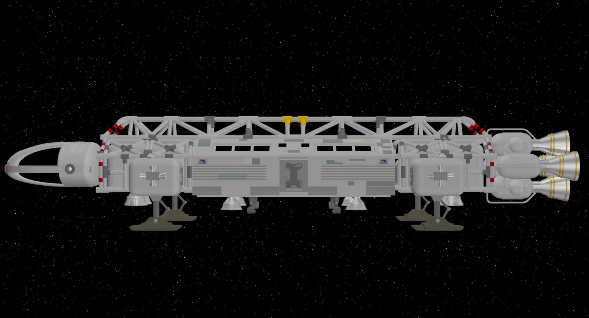 Eagle Transporter 1999 Space 3D Model - TurboSquid 1152896