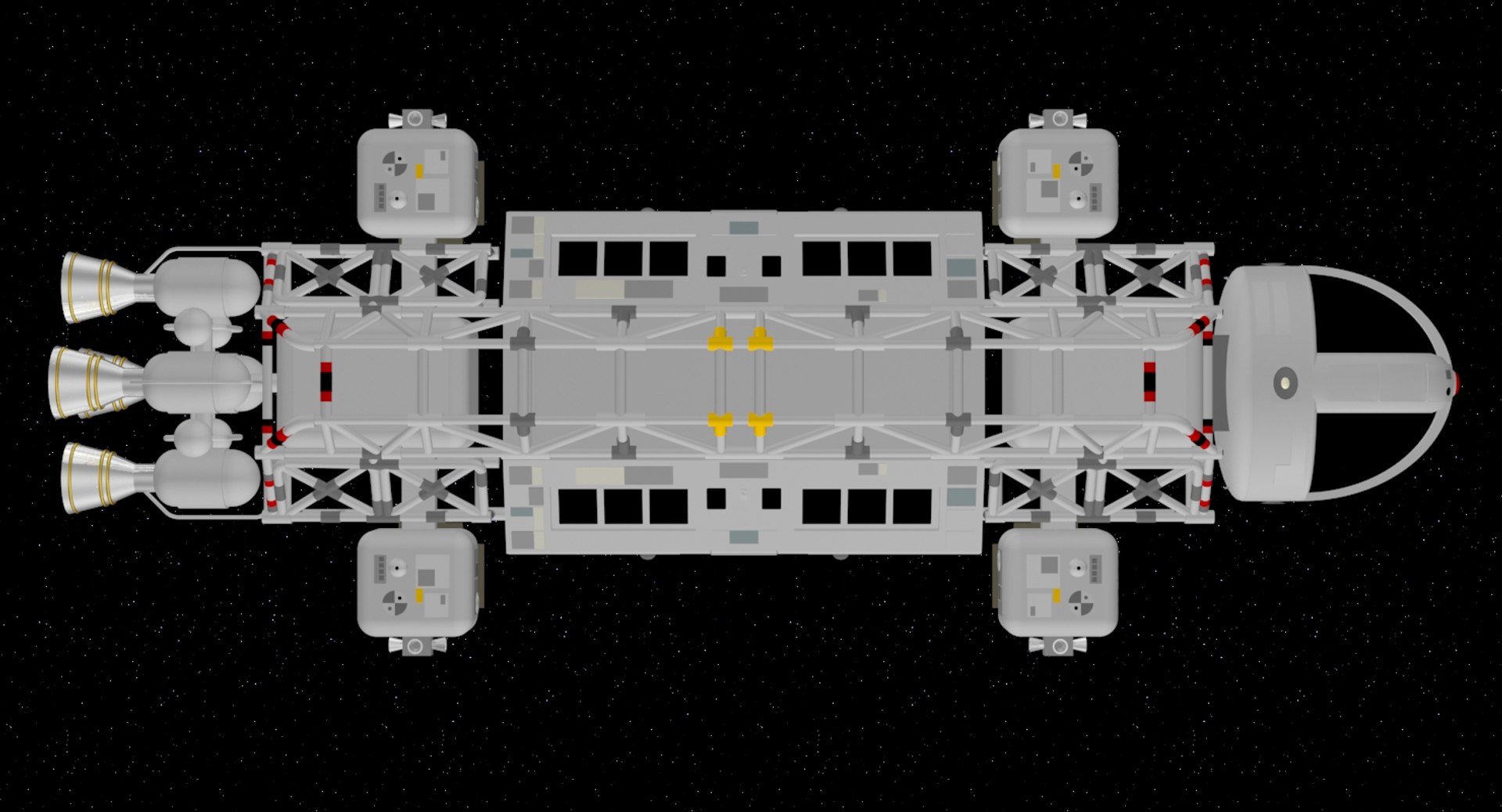 Eagle Transporter 1999 Space 3D Model - TurboSquid 1152896