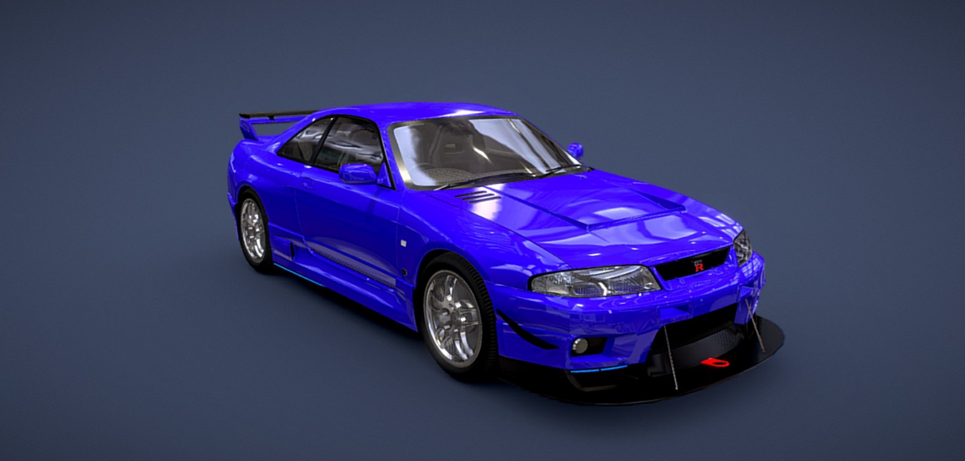 Nissan Skyline GTR R33 3D Model - TurboSquid 2230714