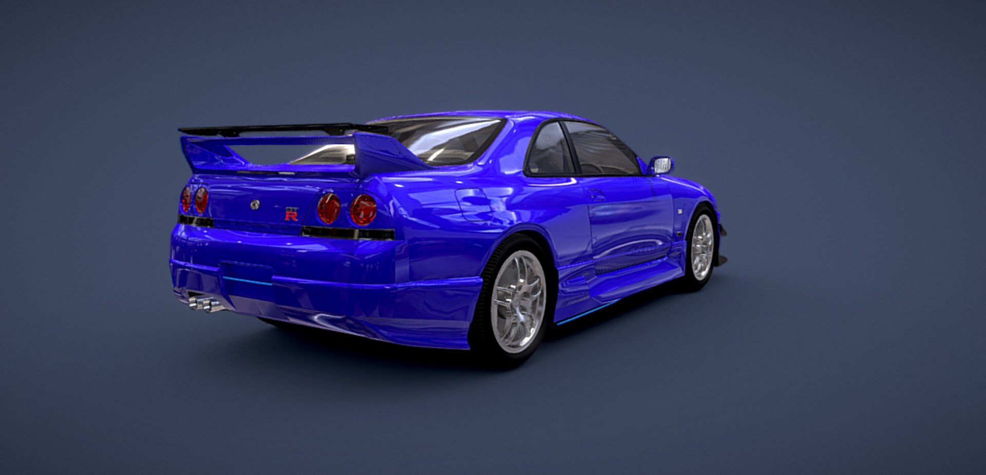 Nissan Skyline GTR R33 3D Model - TurboSquid 2230714