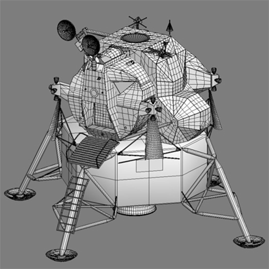 3ds Lunar Landing Module