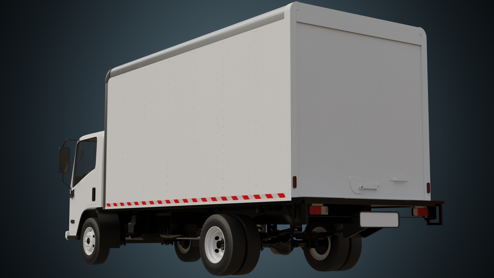 3D Box Truck 1A Model - TurboSquid 1896643
