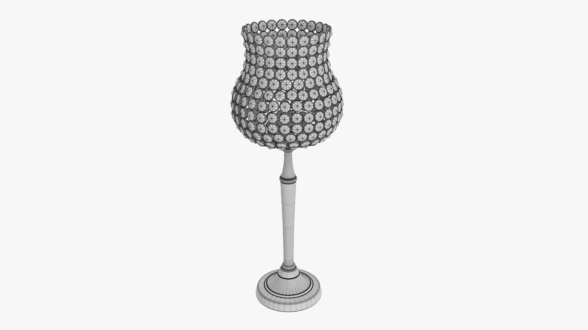 Candle Holder With Crystals 3D - TurboSquid 1733735